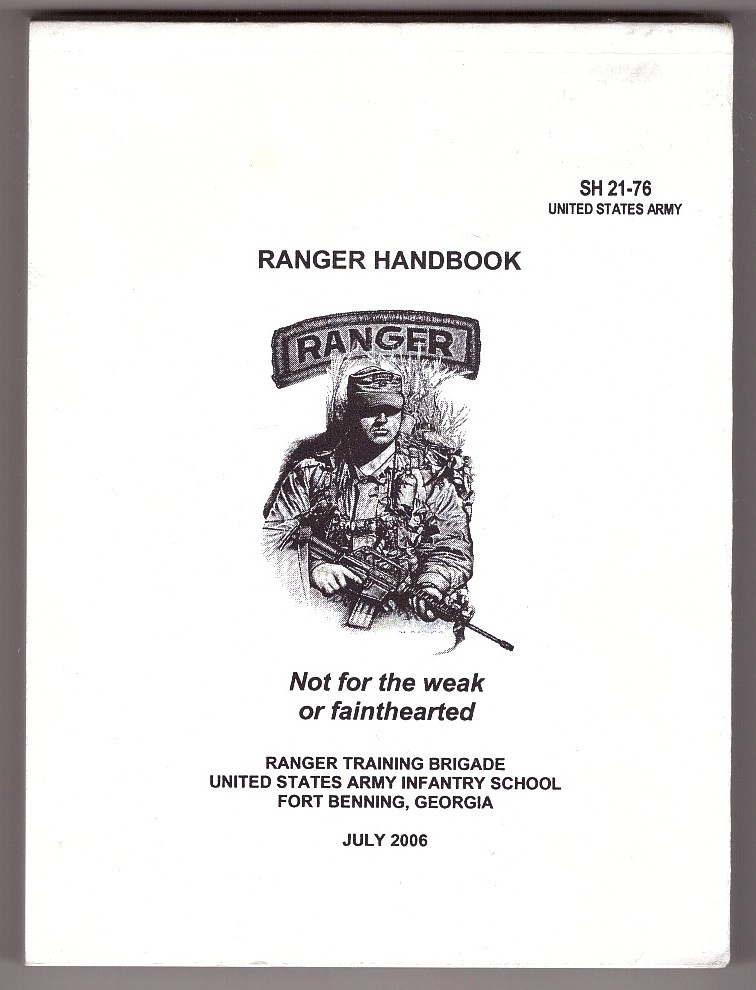 Ranger Handbook Not for the weak or fainthearted